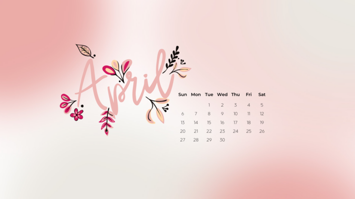 25 Free April 2025 Desktop Calendar Backgrounds (EASY DOWNLOAD) - Nikki ...