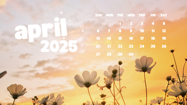25 Free April 2025 Desktop Calendar Backgrounds (EASY DOWNLOAD) - Nikki ...