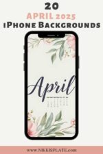 20 FREE April 2025 iPhone Calendar Backgrounds