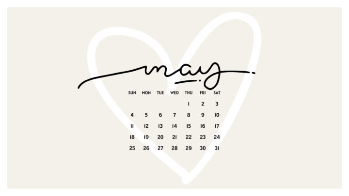 20 Free May 2025 Desktop Calendar Backgrounds (EASY DOWNLOAD)
