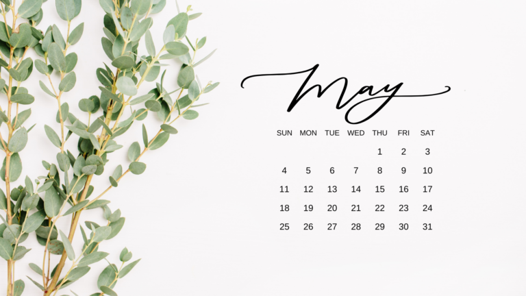 20 Free May 2025 Desktop Calendar Backgrounds (EASY DOWNLOAD)