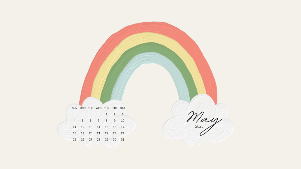 20 Free May 2025 Desktop Calendar Backgrounds (EASY DOWNLOAD)