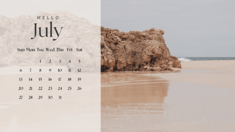 25 Free July 2025 Desktop Calendar Backgrounds (EASY DOWNLOAD)