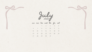 25 Free July 2025 Desktop Calendar Backgrounds (EASY DOWNLOAD)