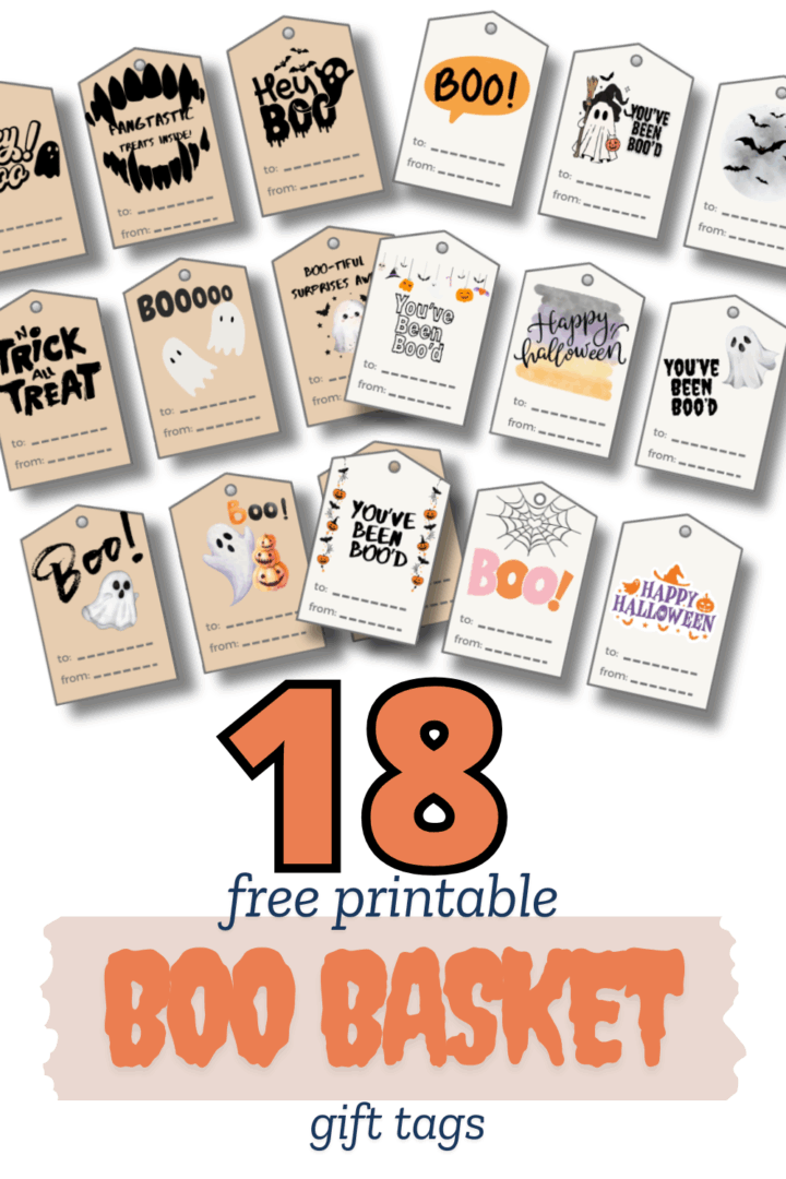 18 Free Printable Boo Basket Tags & Printable Gift Labels - NP