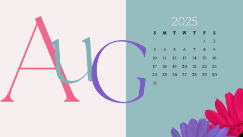 30 Free August 2025 Desktop Calendar Backgrounds (EASY DOWNLOAD)