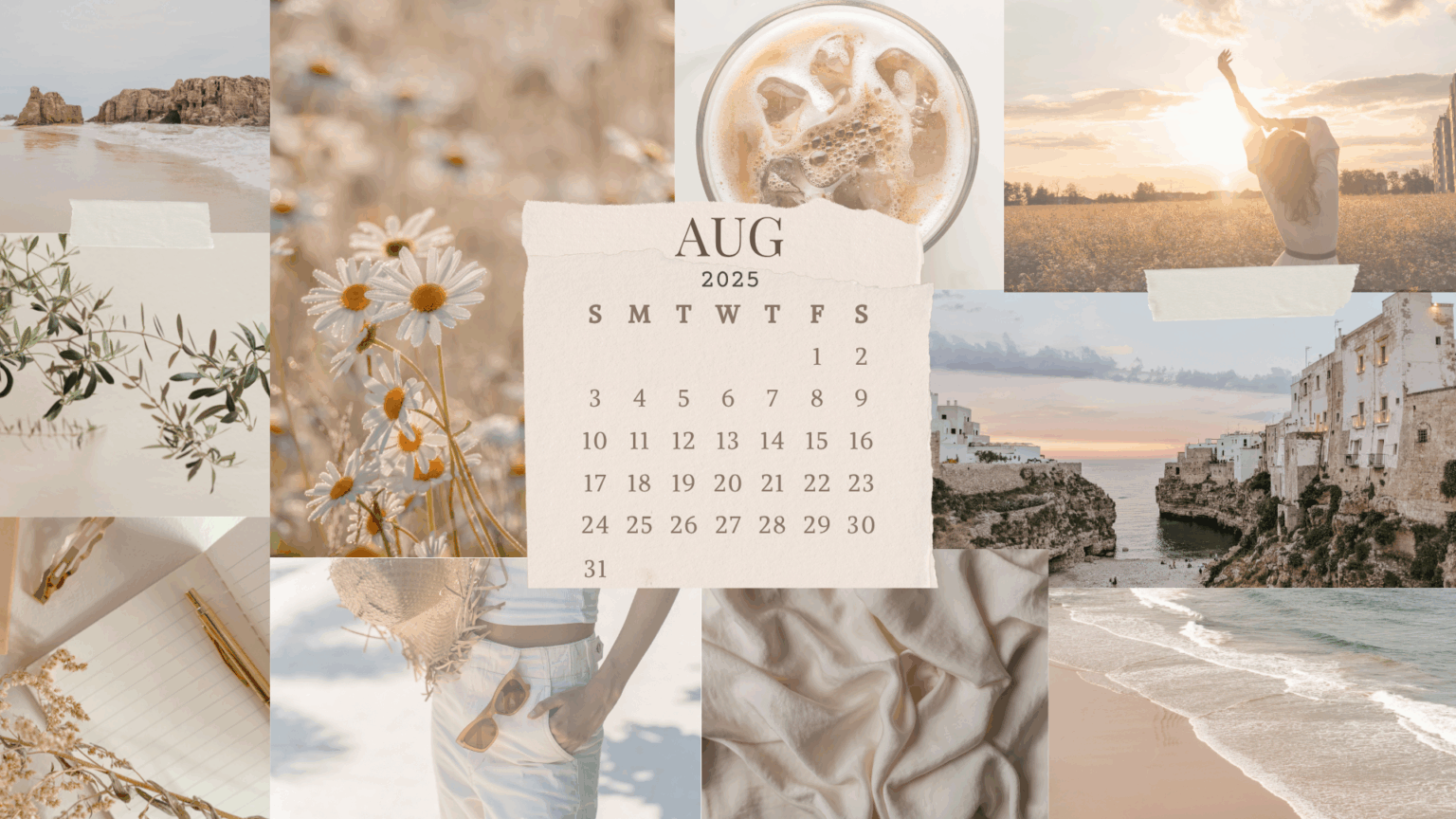 30 Free August 2025 Desktop Calendar Backgrounds (EASY DOWNLOAD)
