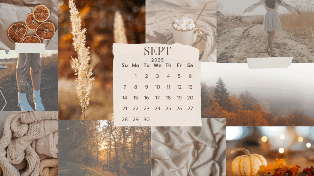 30 Free September 2025 Desktop Calendar Backgrounds (EASY DOWNLOAD)