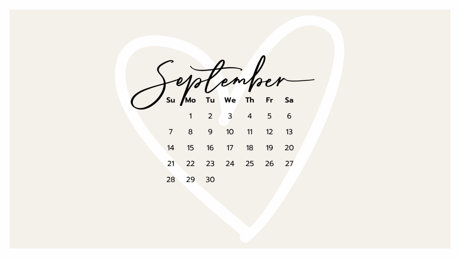 30 Free September 2025 Desktop Calendar Backgrounds (EASY DOWNLOAD)