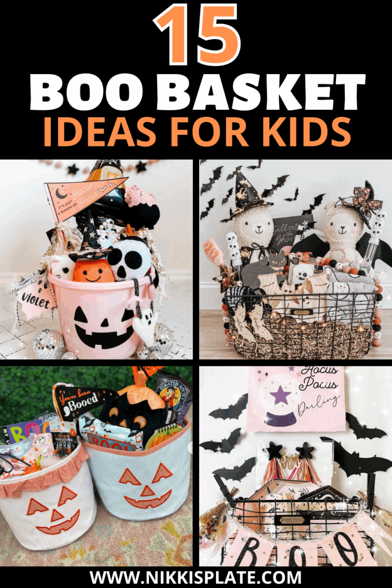 15 Creative Boo Basket Ideas for Kids - Nikki's Plate