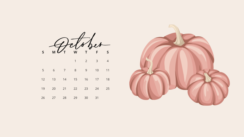 30 Free October 2025 Desktop Calendar Backgrounds (EASY DOWNLOAD)