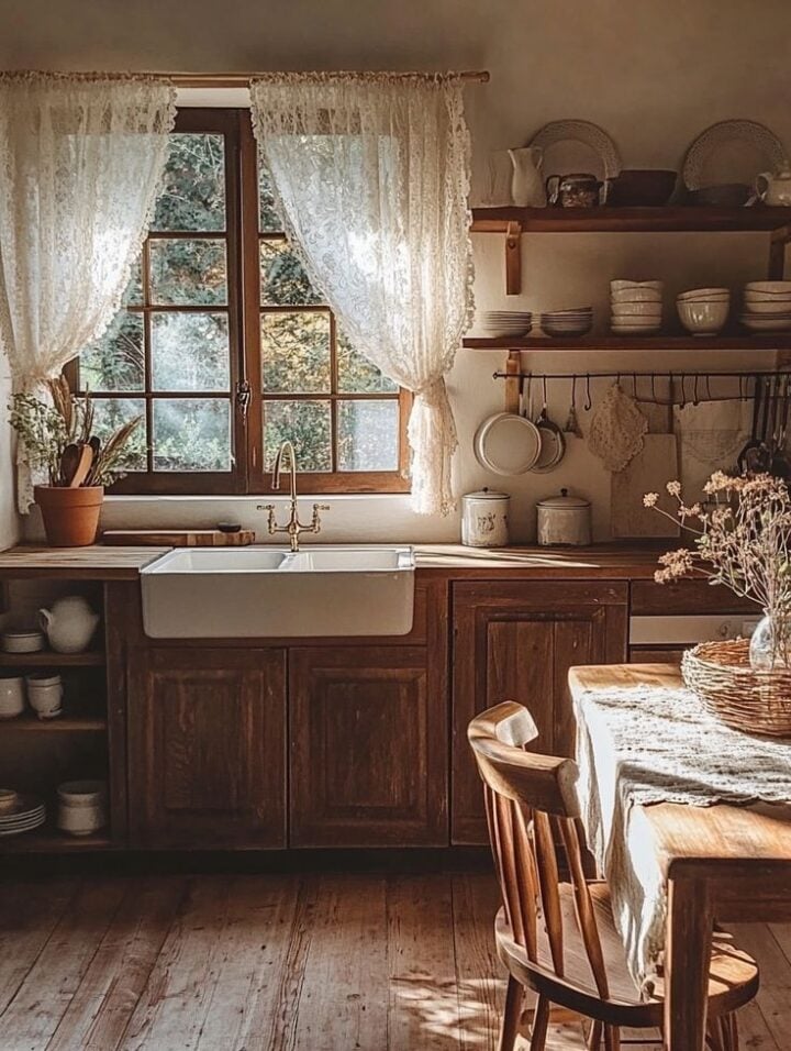 15 Cozy Grandmacore Kitchen Decor Ideas - Nikki's Plate