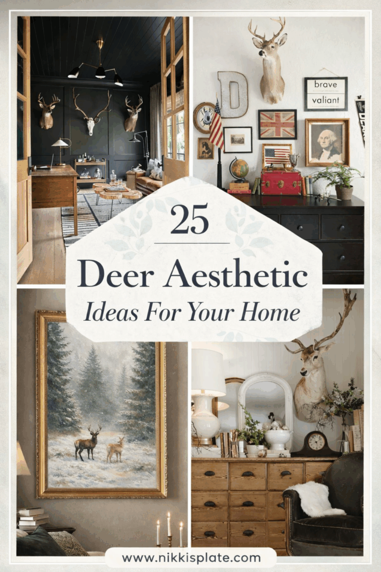 25 Deer Aesthetic Ideas for a Cozy, Cottage-Inspired Home
