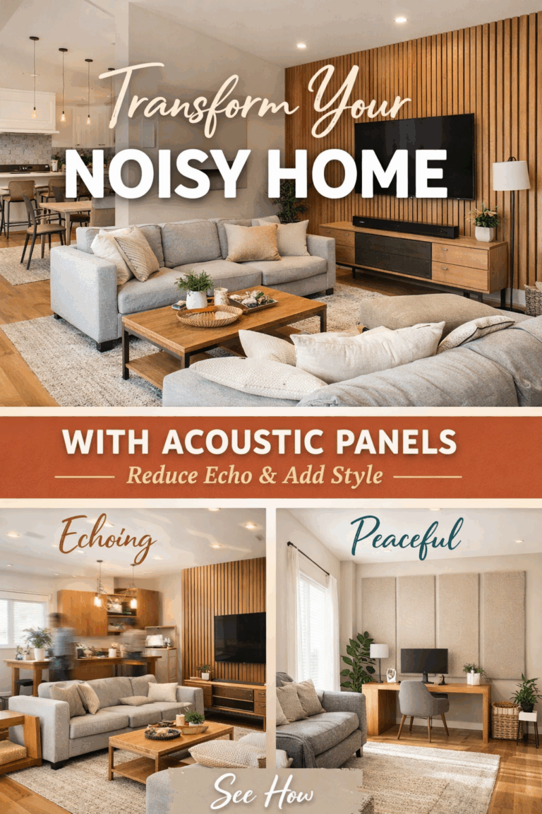 Acoustic Panels for Home: How to Reduce Echo Without Ruining Your Decor