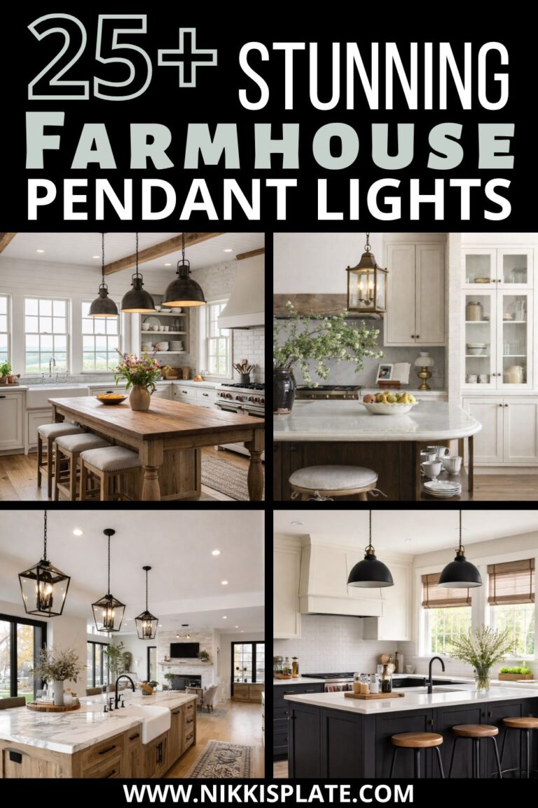 25 Beautiful Farmhouse Pendant Lights for Kitchen Islands (Modern ...