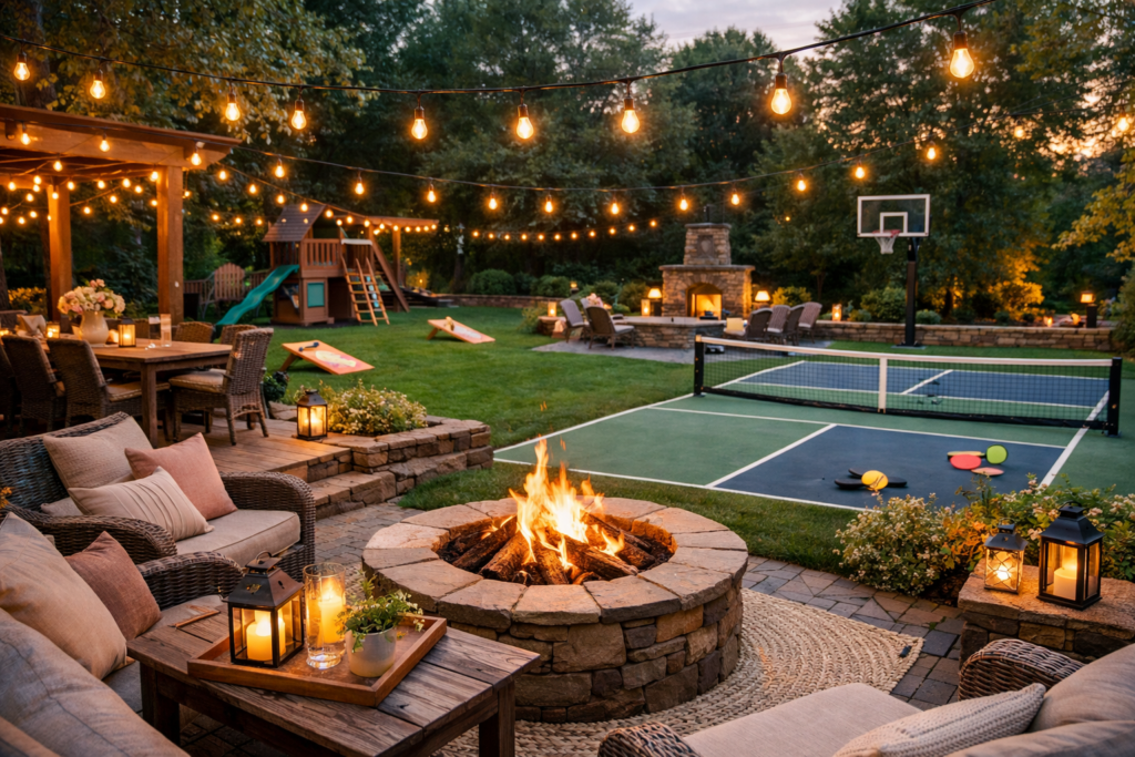 How to Create a Backyard Family Entertainment Zone