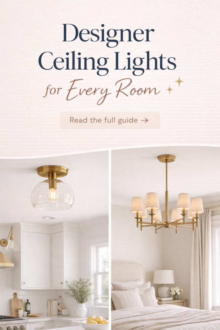 Designer Ceiling Lights: How to Choose the Perfect Fixture