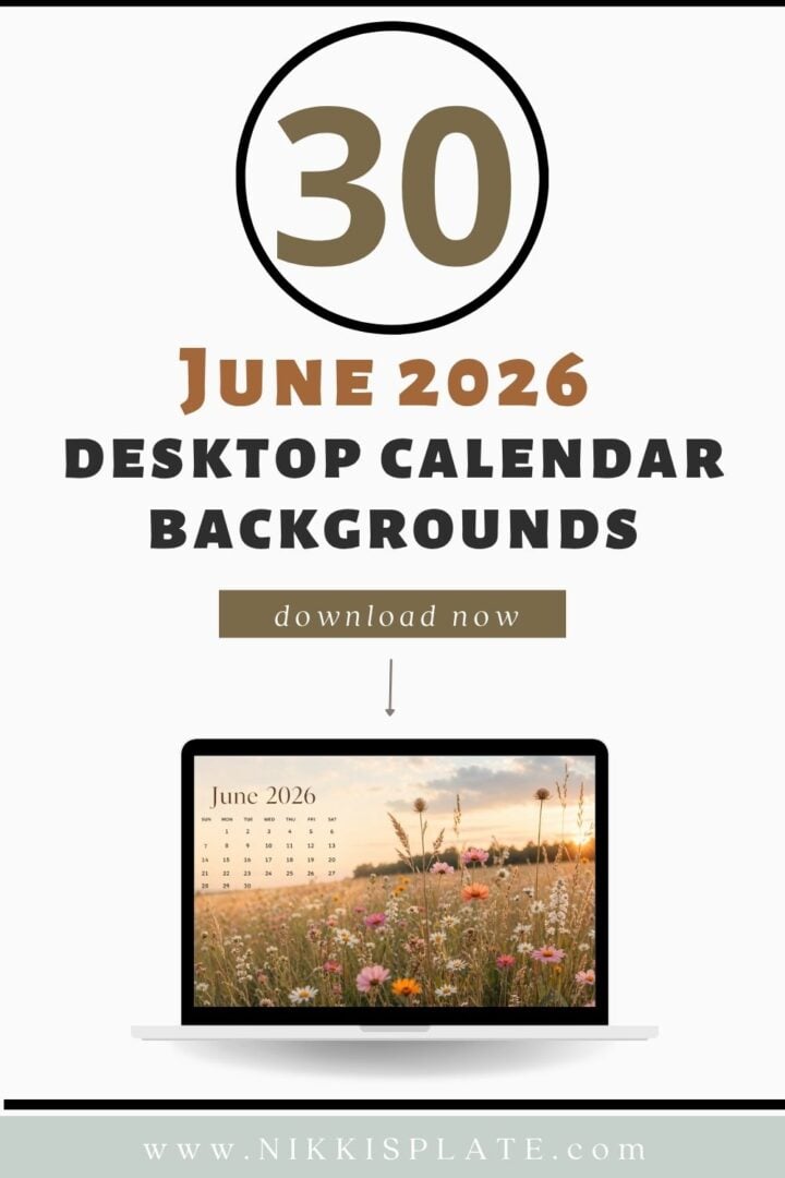 30 Free June 2026 Desktop Calendar Backgrounds (EASY DOWNLOAD)